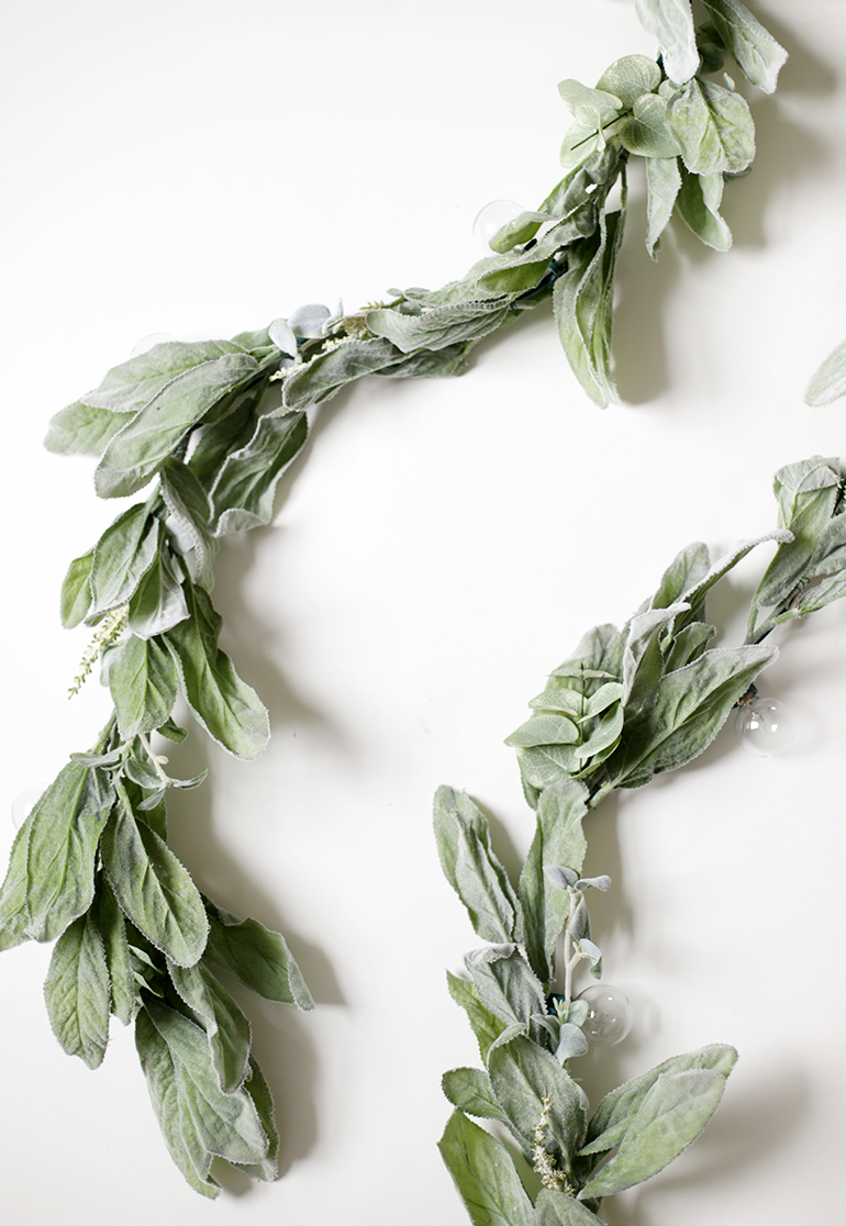 DIY Greenery Globe Light Garland - The Merrythought