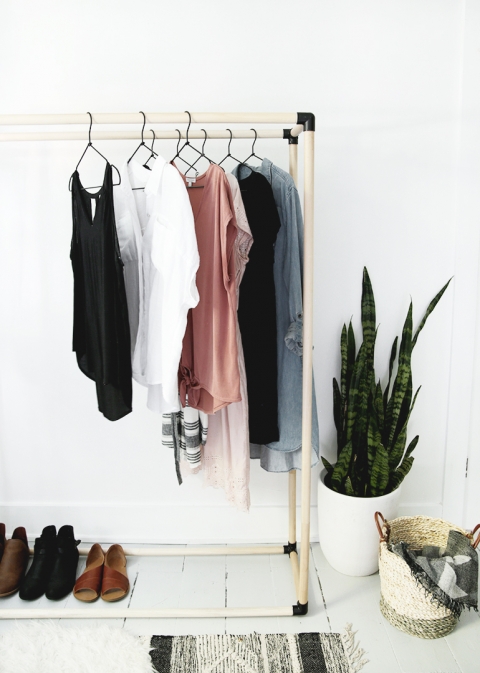 DIY Clothing Rack