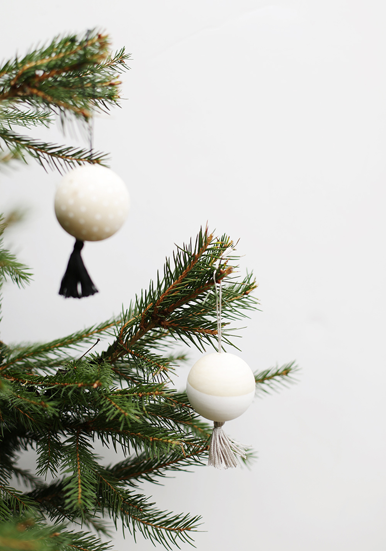 DIY Wooden Tassel Ornaments - The Merrythought