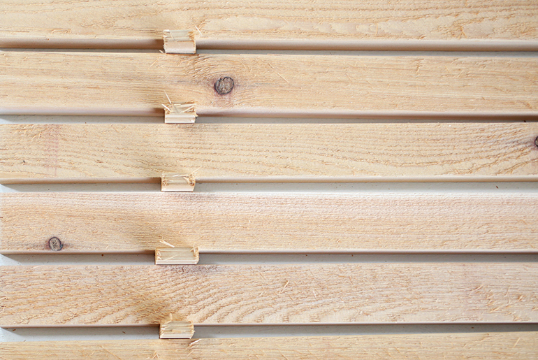 DIY Cedar Bath Mat - The Merrythought