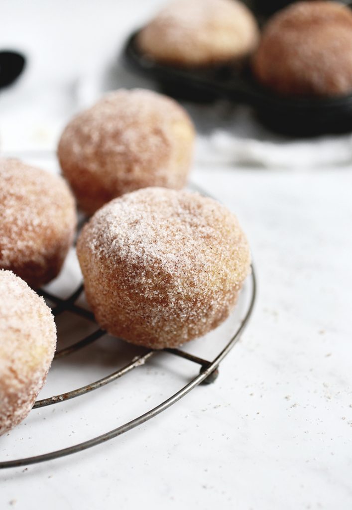 French Breakfast Puffs - Cinnamon Sugar Muffin Recipe