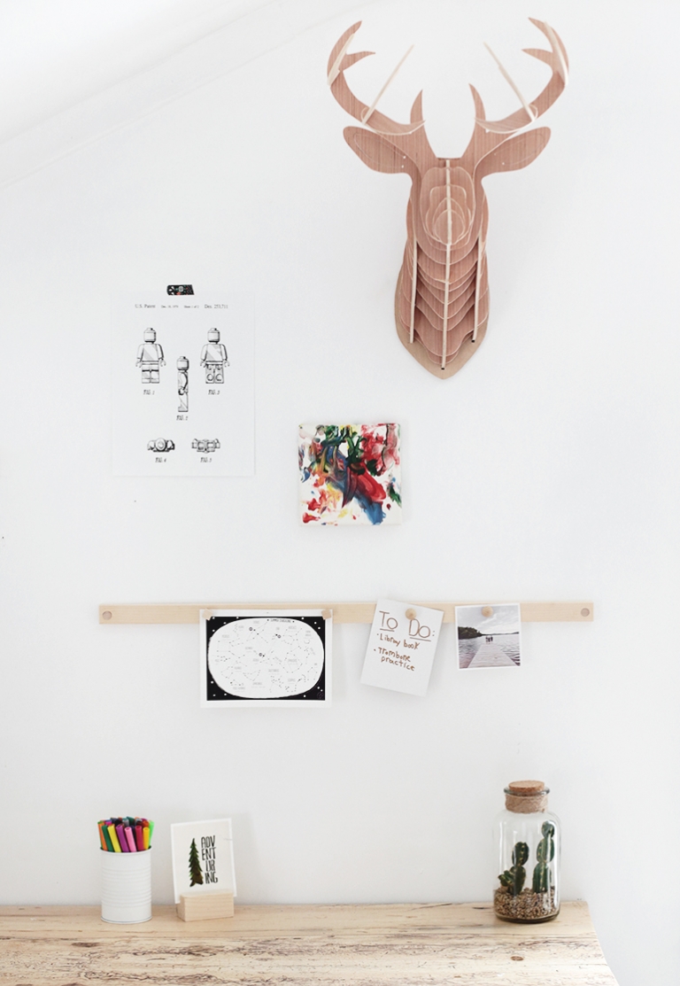 DIY Magnetic Display Rail - The Merrythought