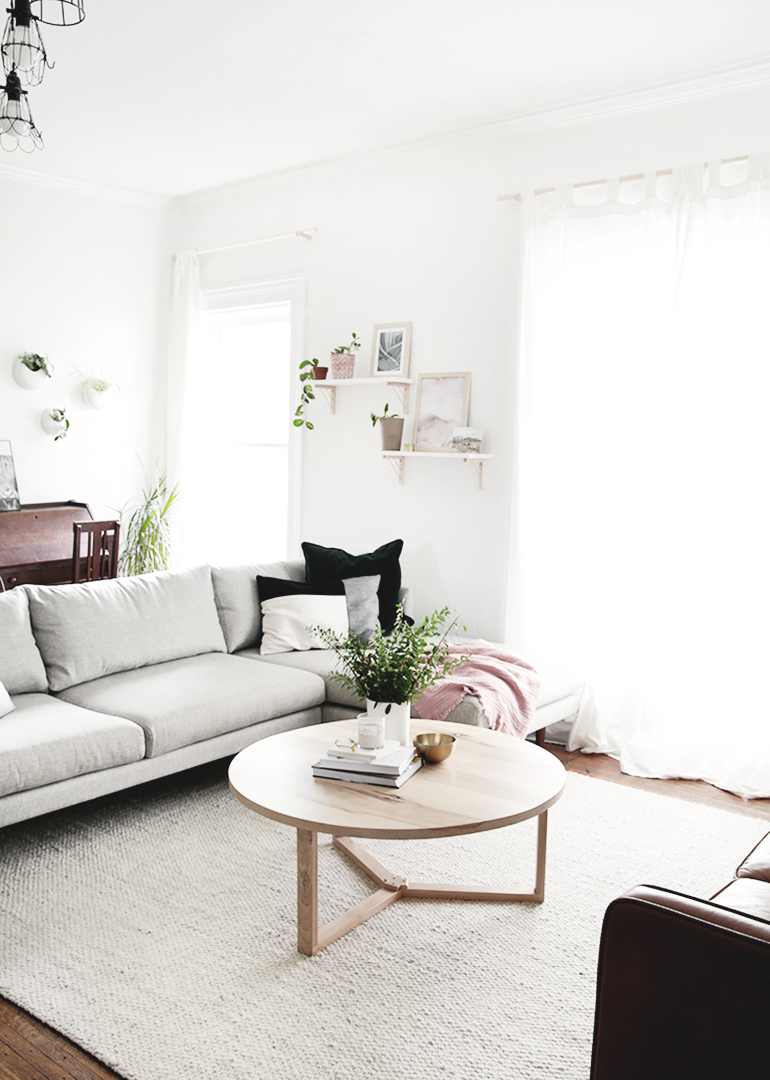 DIY Round Coffee Table