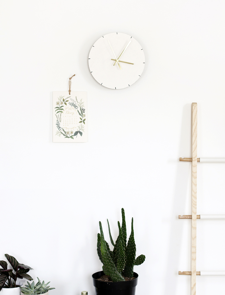 DIY Reversible Minimal Clock - The Merrythought
