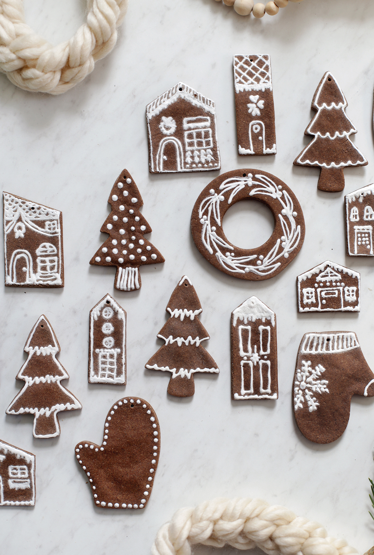 Gingerbread Salt Dough Ornaments - The Merrythought