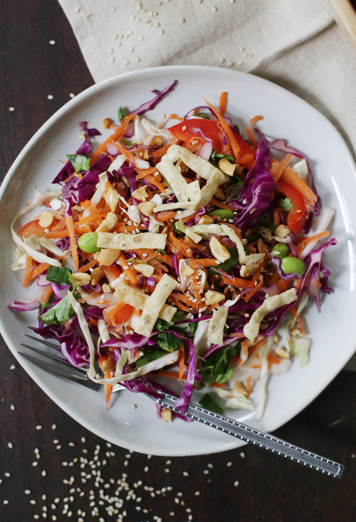 Crunchy Sesame Salad - The Merrythought