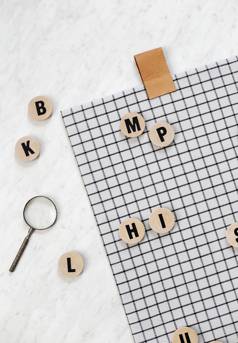 DIY Alphabet Magnet Board - The Merrythought