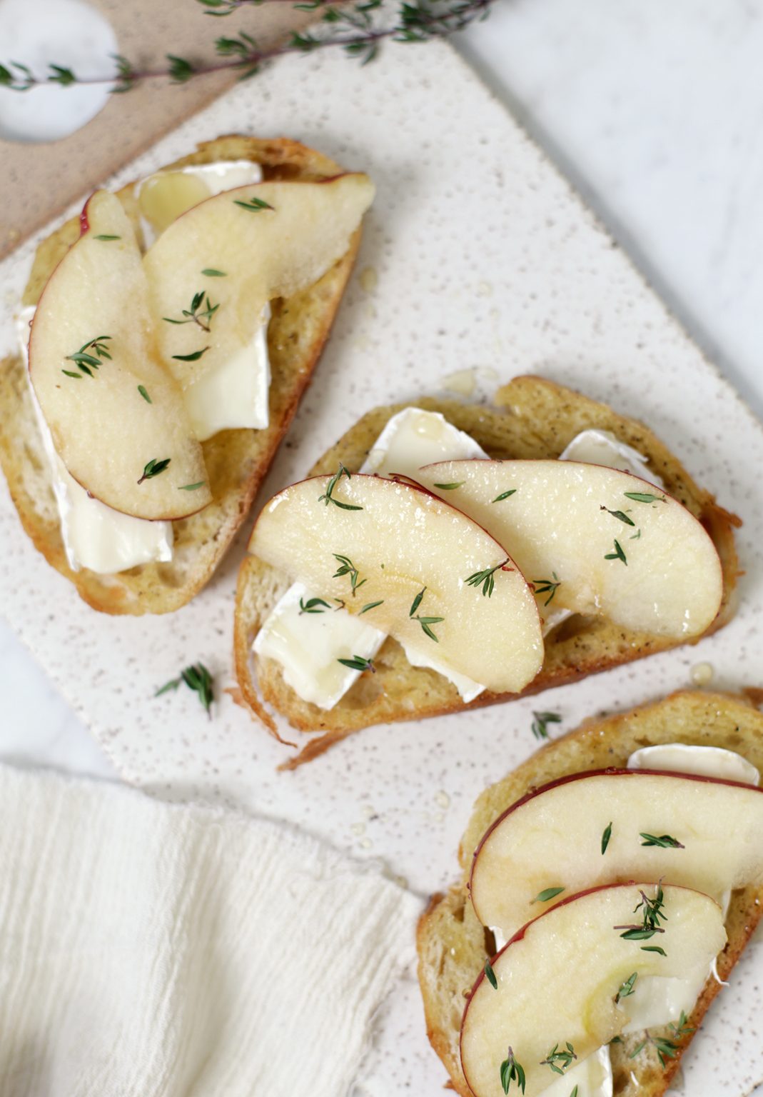 Apple & Brie Crostini - The Merrythought