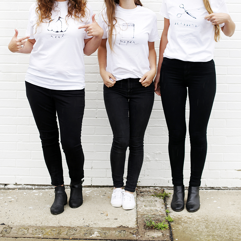 DIY Rock, Paper, Scissors Costume (& Printable!) - The Merrythought