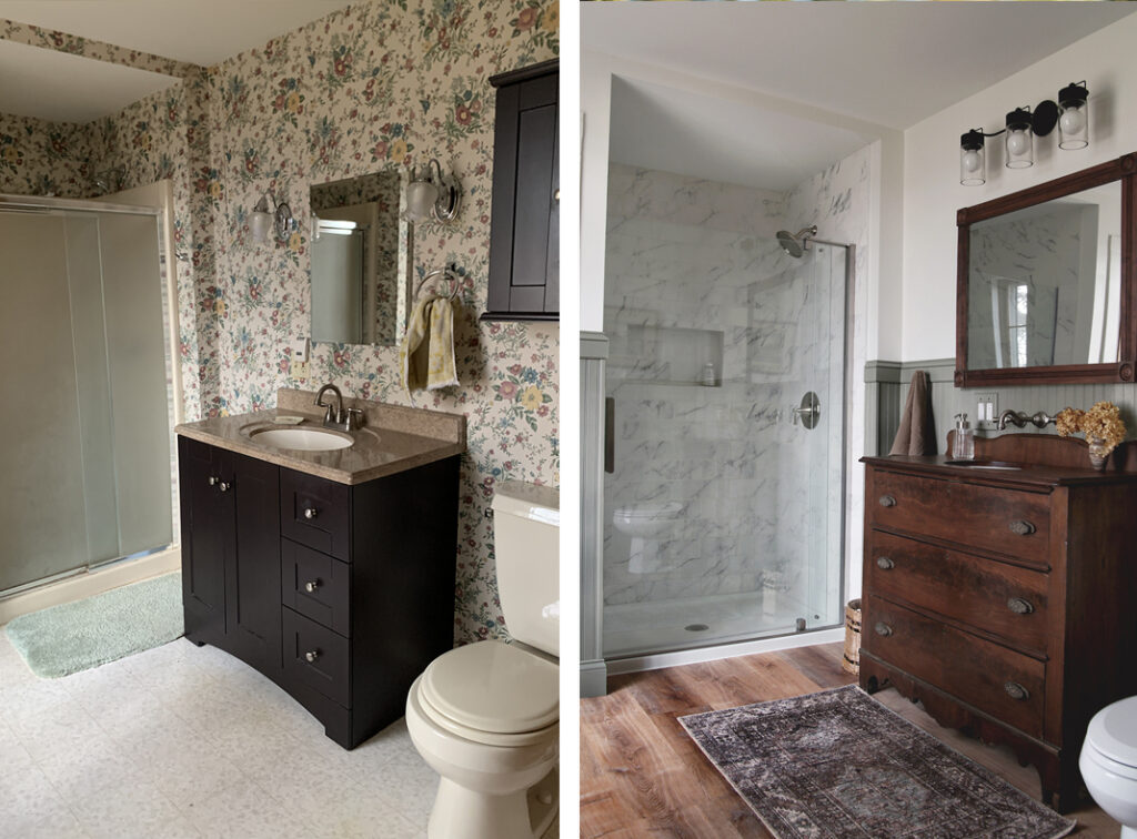 Traditional Modern Bathroom Makeover
