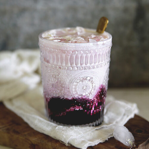 Black Raspberry Italian Cream Soda