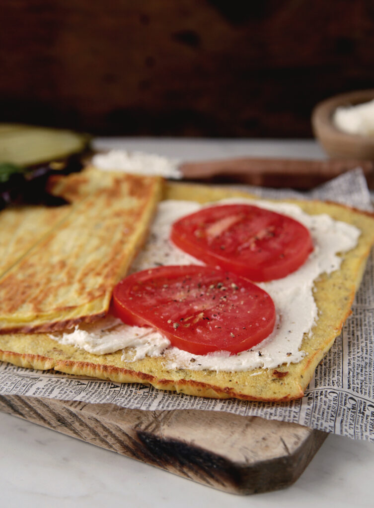 Cottage Cheese Flatbread - Protein Wrap