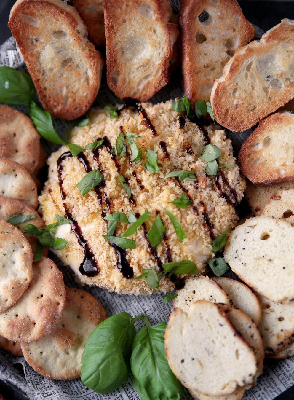 Crispy Baked Burrata Cheese