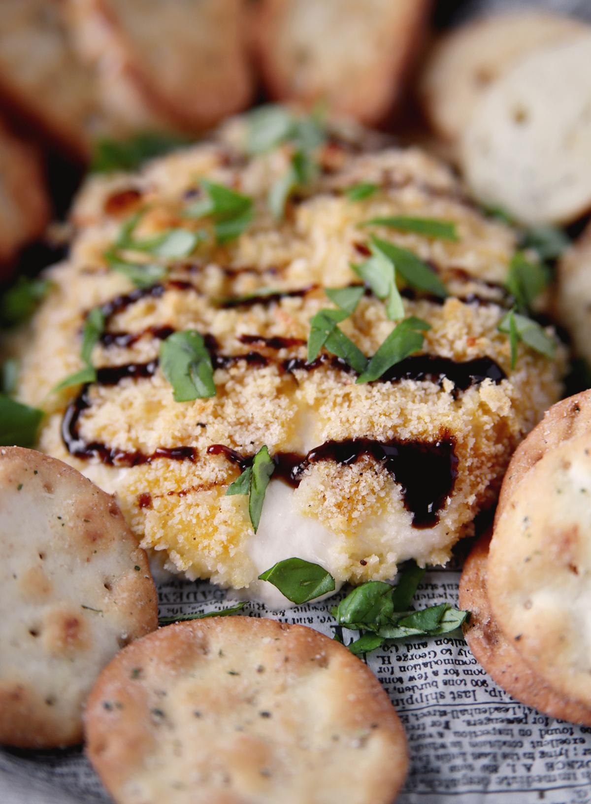 Crispy Baked Burrata Cheese