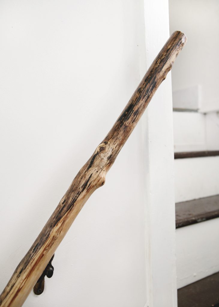 DIY Branch Handrail - How to Make a Handrail from a Branch