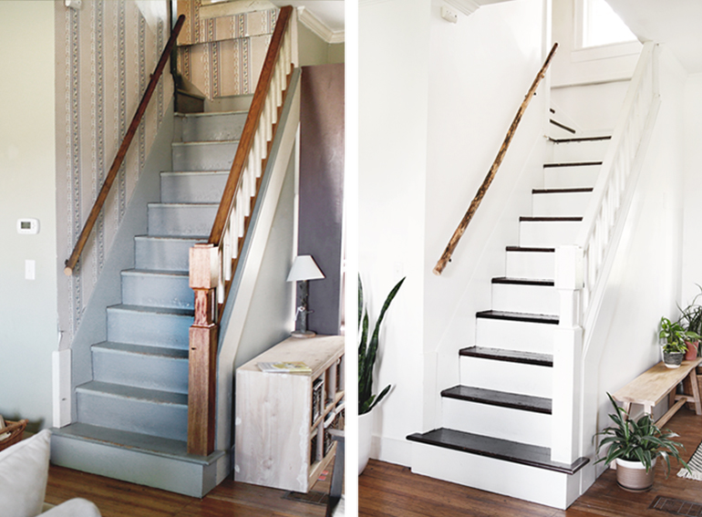 DIY Branch Handrail - How to Make a Handrail from a Branch