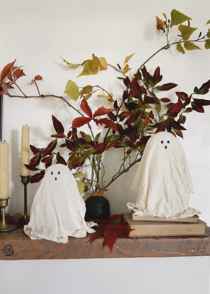 DIY Cheesecloth Ghosts