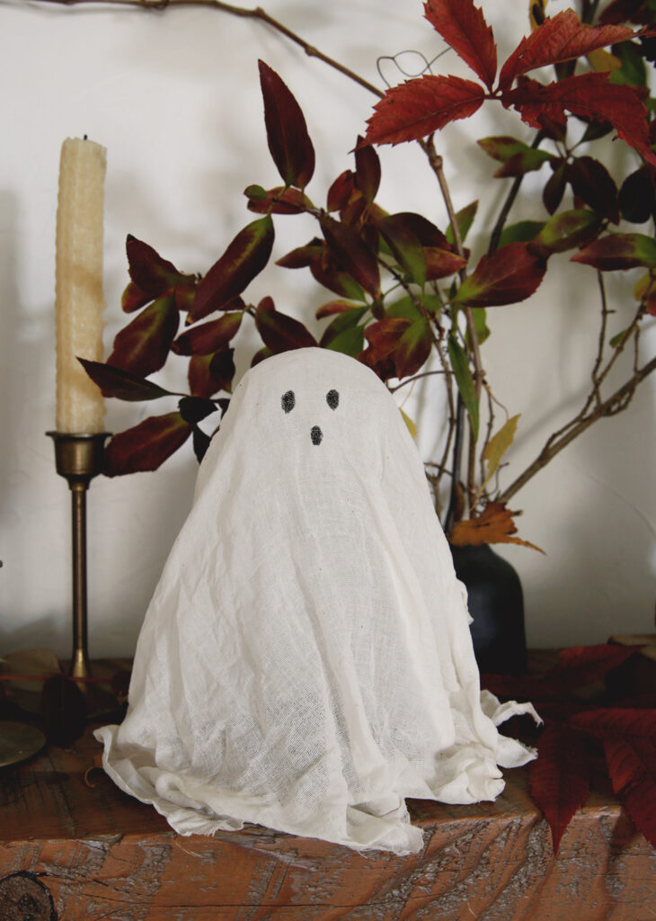 DIY Cheesecloth Ghosts