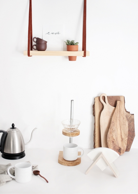 DIY Coffee Filter Stand - The Merrythought