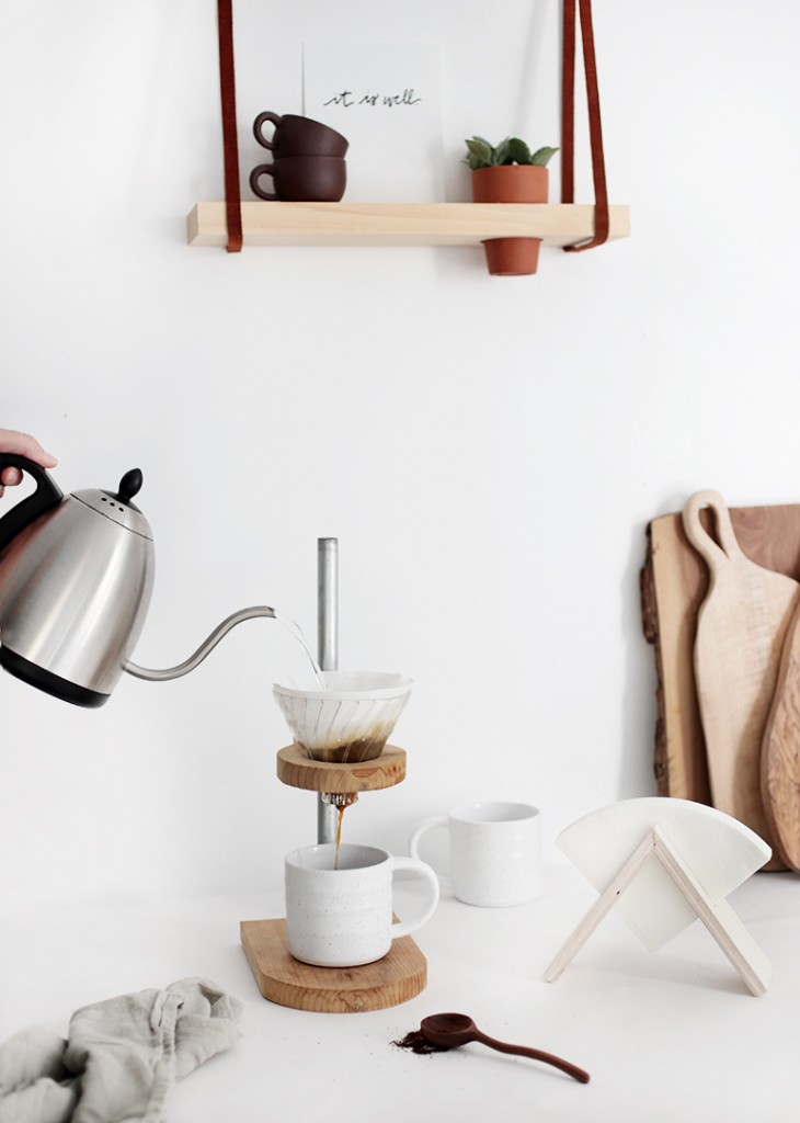 DIY Coffee Filter Stand - The Merrythought