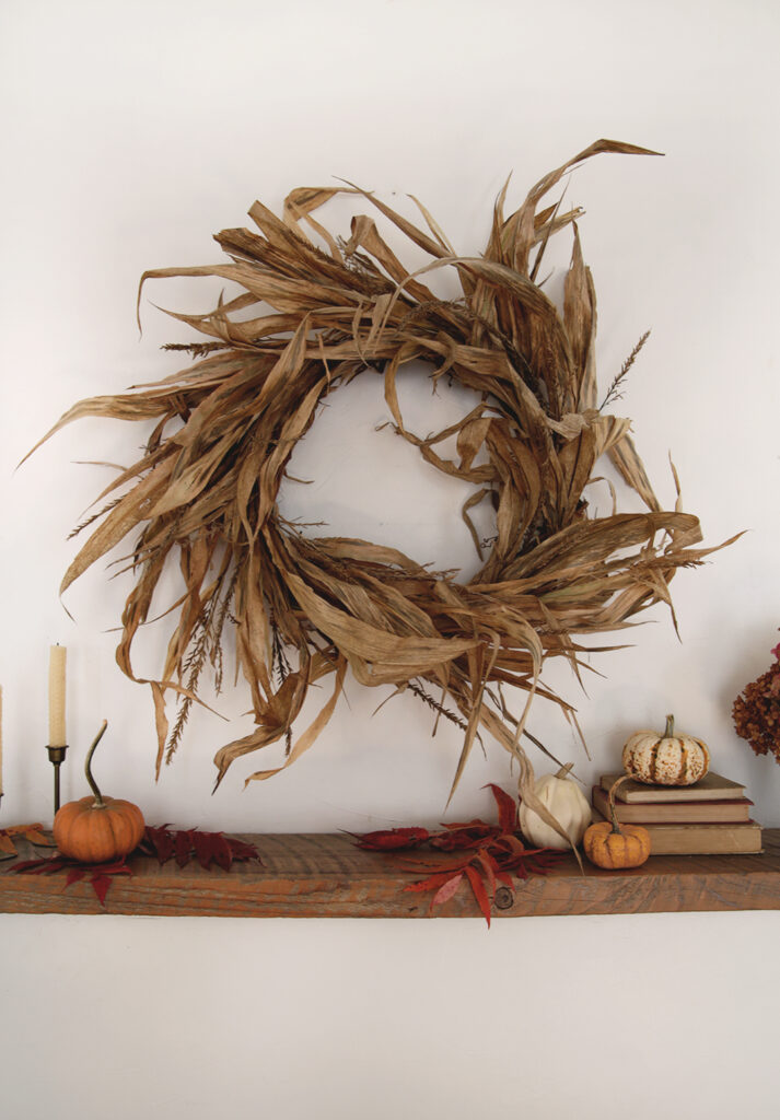 How to Make a Corn Husk Wreath