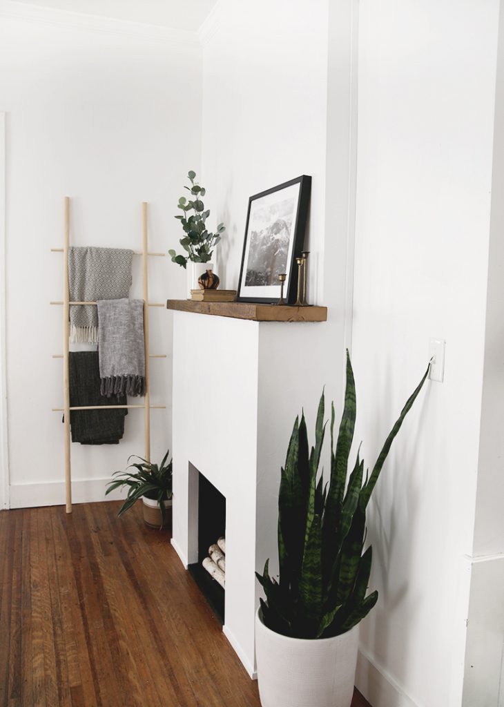 How To Build DIY Movable Electric Fireplace Wall