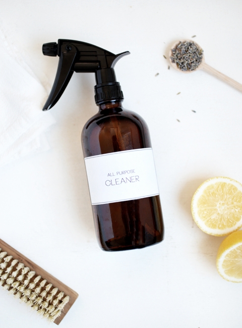 Homemade Natural Cleaning Spray - The Merrythought