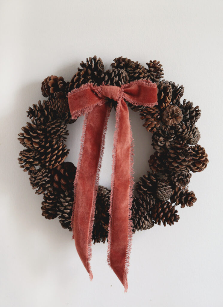 Pine Cone Wreath Tutorial How To Make A Pinecone Wreath [fast, Easy