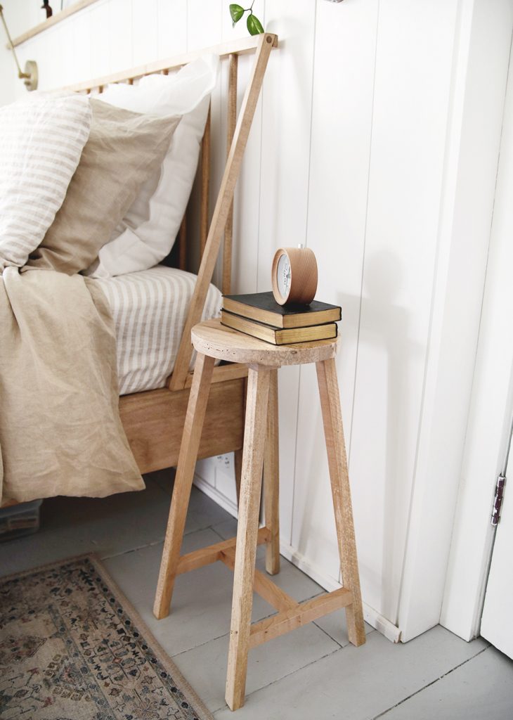 DIY Simple Wood Stool - How to Build a Rustic Modern Stool