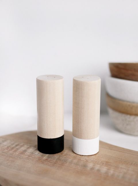 DIY Wood Salt & Pepper Shakers - The Merrythought
