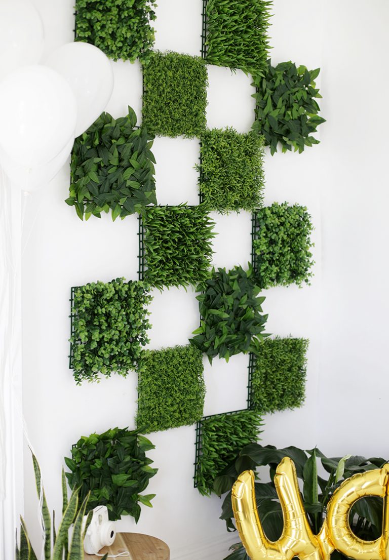 DIY Greenery Wall - The Merrythought