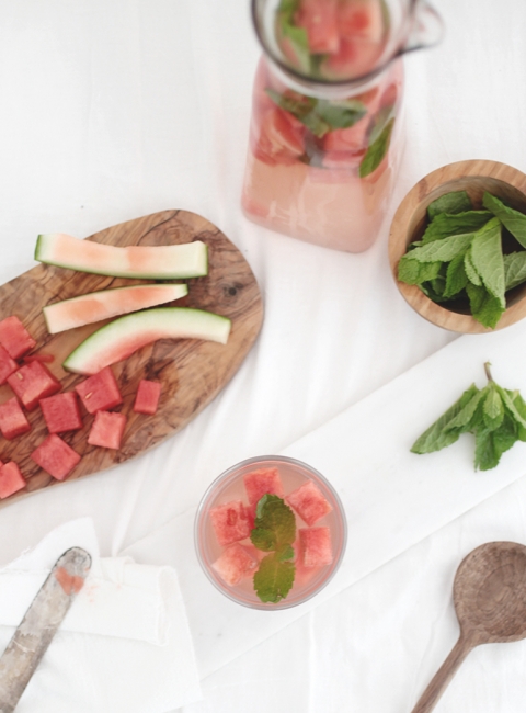 Watermelon Mint Infused Water - The Merrythought