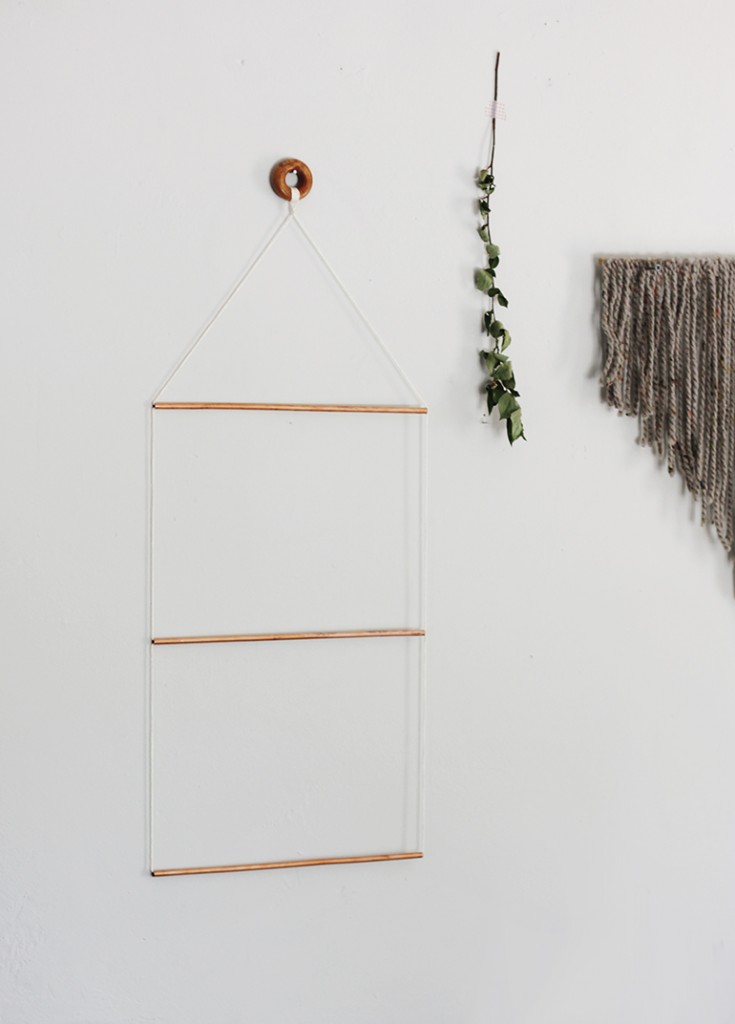 DIY Copper Magazine Display - The Merrythought