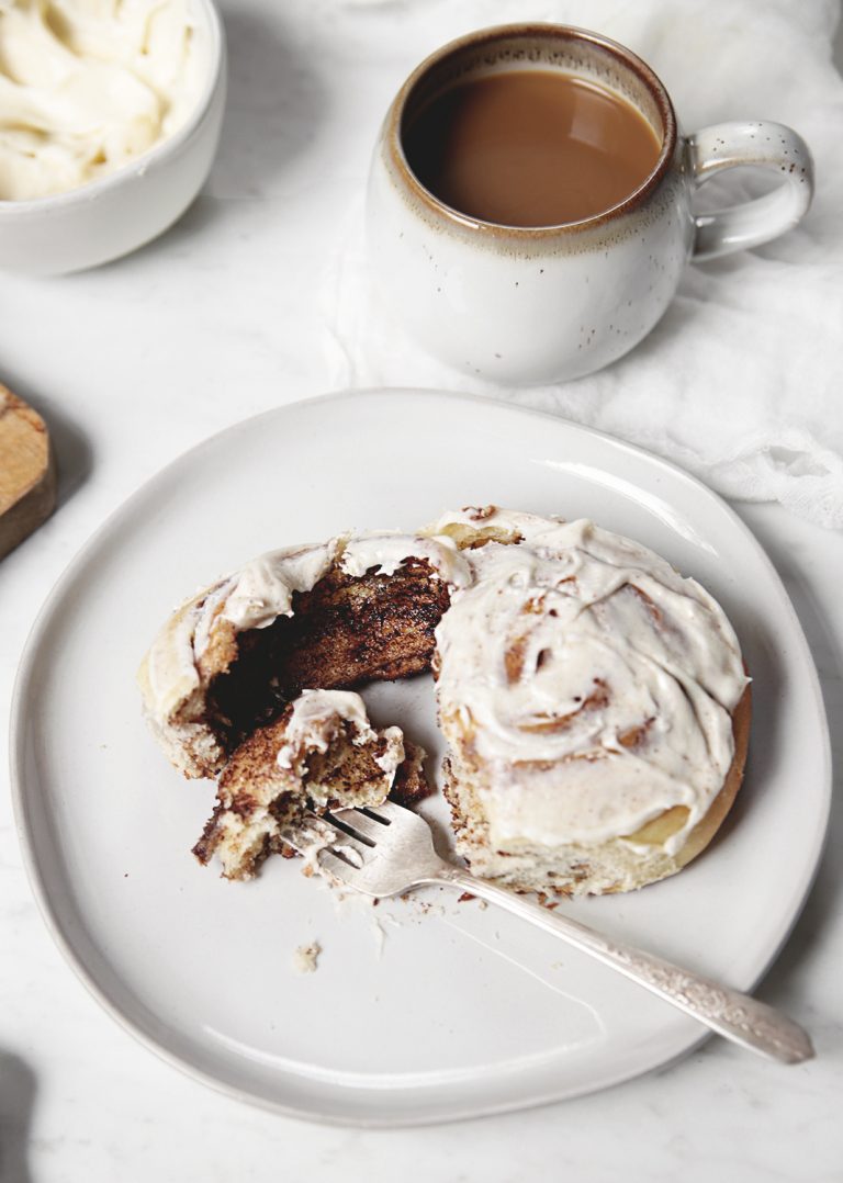 Maple Cinnamon Rolls with Maple Cream Cheese Frosting