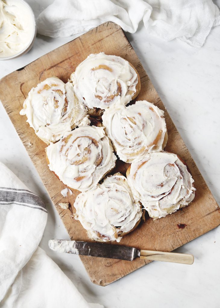 Maple Cinnamon Rolls with Maple Cream Cheese Frosting