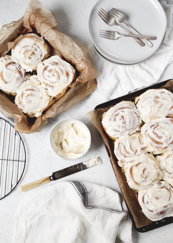 Maple Cinnamon Rolls with Maple Cream Cheese Frosting
