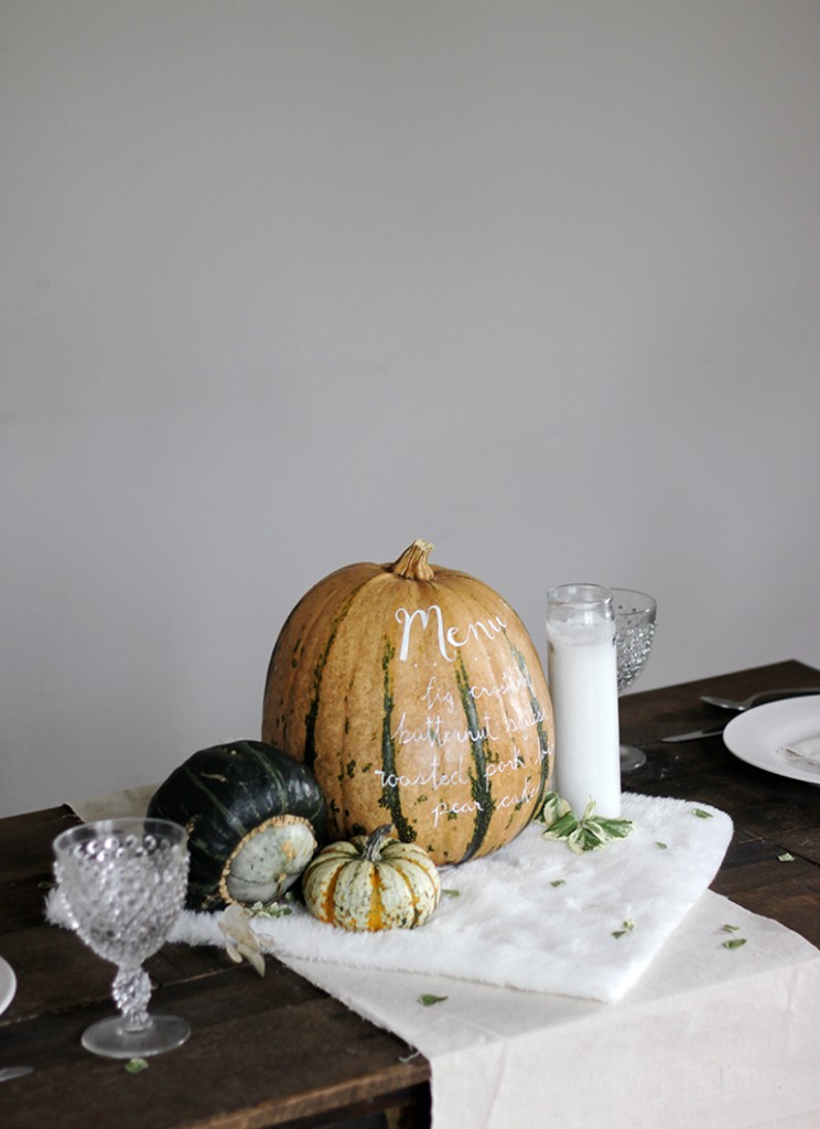 DIY Menu Pumpkin - The Merrythought