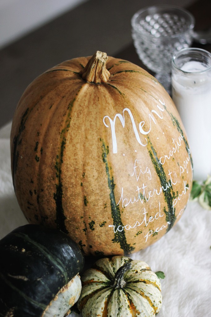 DIY Menu Pumpkin - The Merrythought