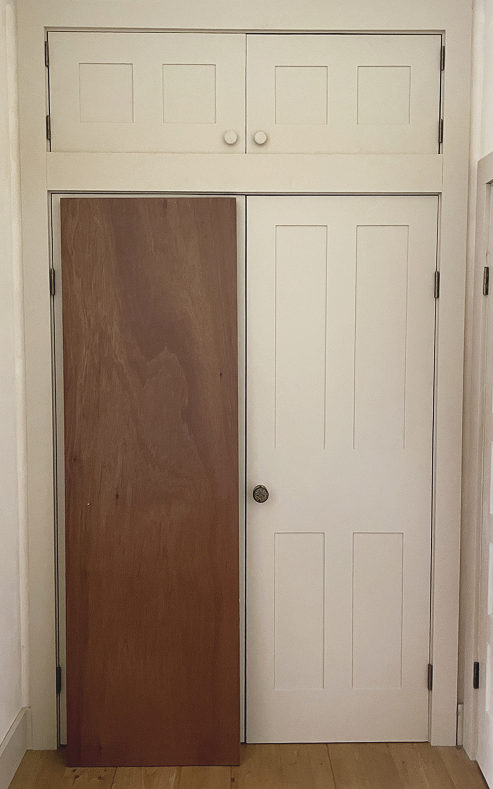 DIY Plain Door into Panel Door