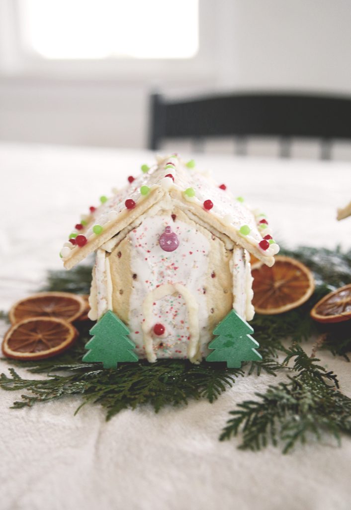 Pop Tart Gingerbread House