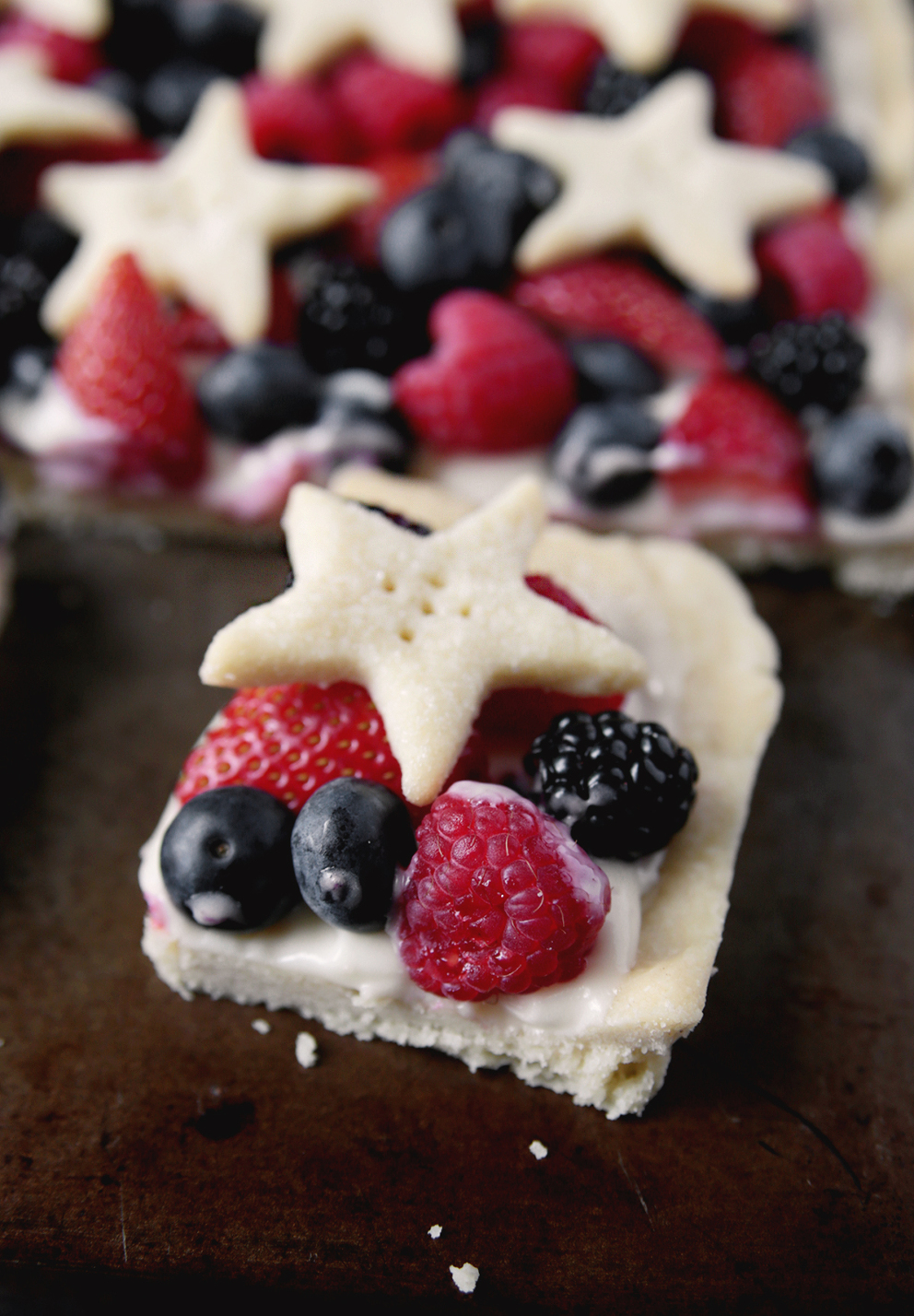 Star Spangled Lemon Berry Tart