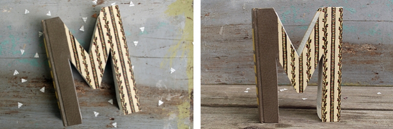 DIY Book Letters - The Merrythought