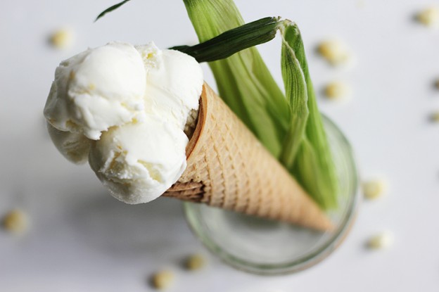 Sweet Corn Cilantro Ice Cream - The Merrythought