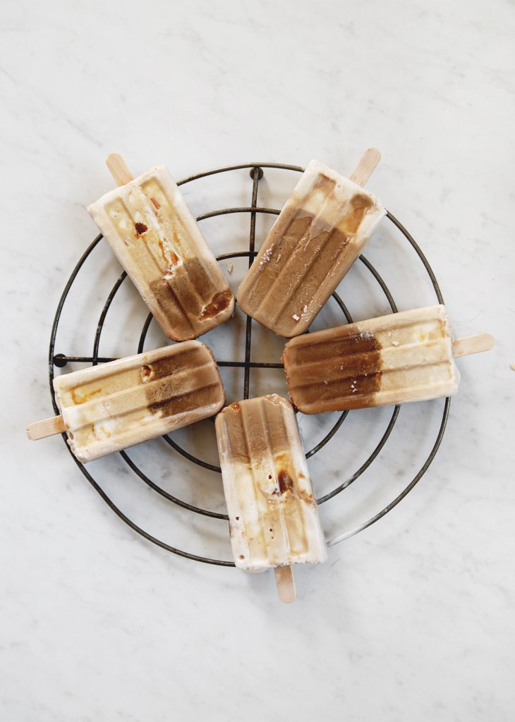 Vanilla Caramel Cold Brew Coffee Popsicles - The Merrythought