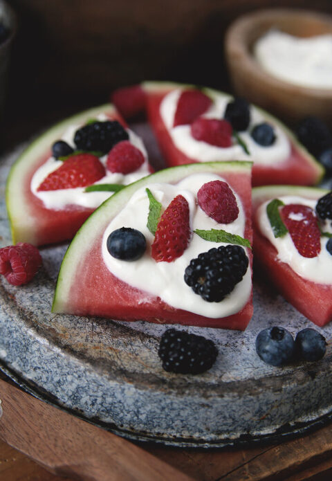 Watermelon Fruit Pizza